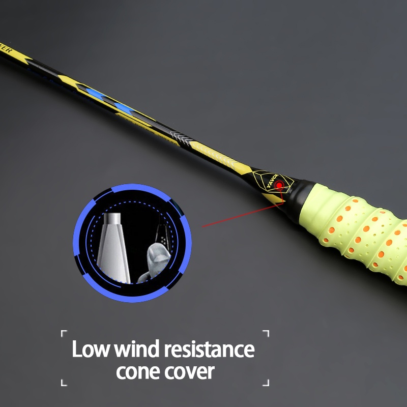 ไม้แบดมินตันrofessional Carbon 8U Badminton Rackets Ultra Light Strung ...