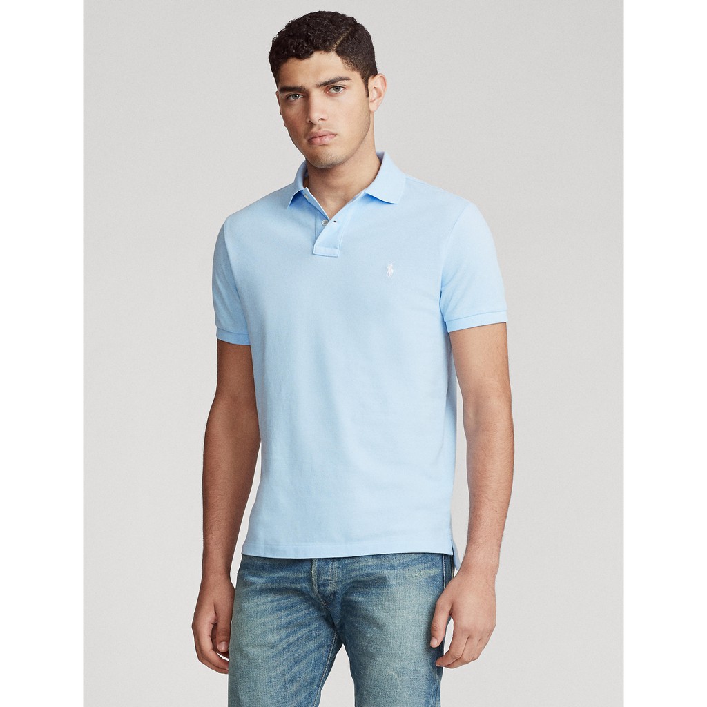 Polo Ralph Lauren POLO เสื้อโปโล รุ่น MNPOKNI1N820491 สี 400 BLUE ...
