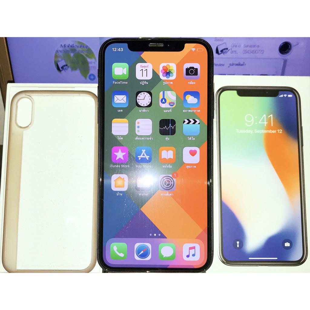 Apple iPhoneX Black 64G สวยไร้รอย พร้อมใช้ ปกติทุกอย่าง ไม่ติดปัญหาใดๆ aaJS ...