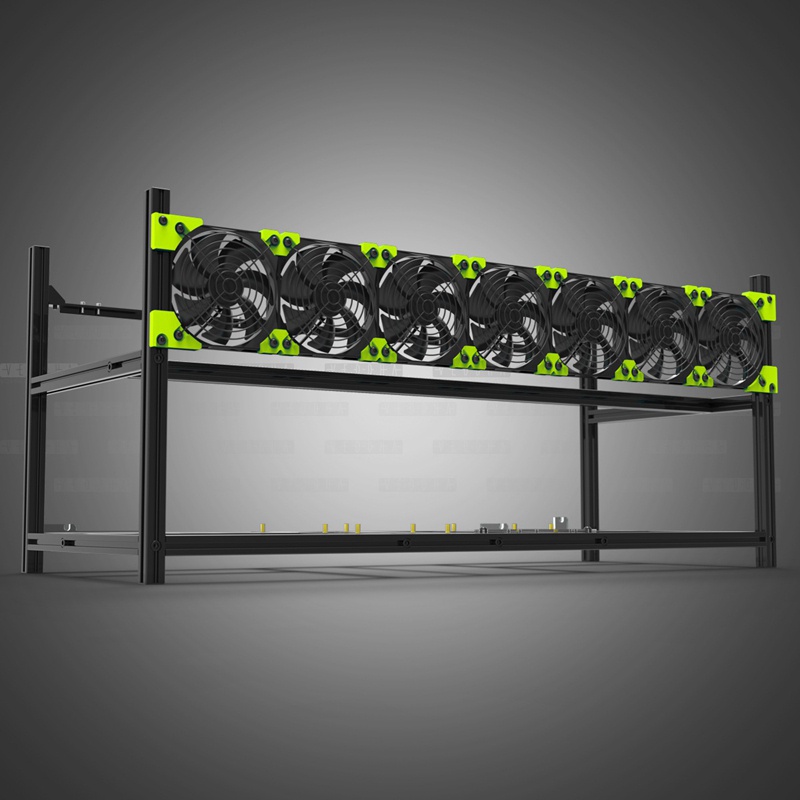 พัดลมเครื่องขุด VEDDHA V3 8 GPU Miner Rack PC Server Case Aluminum ... พัดลมเครื่องขุด VEDDHA V3 8 GPU Miner Rack PC Server Case Aluminum ...
