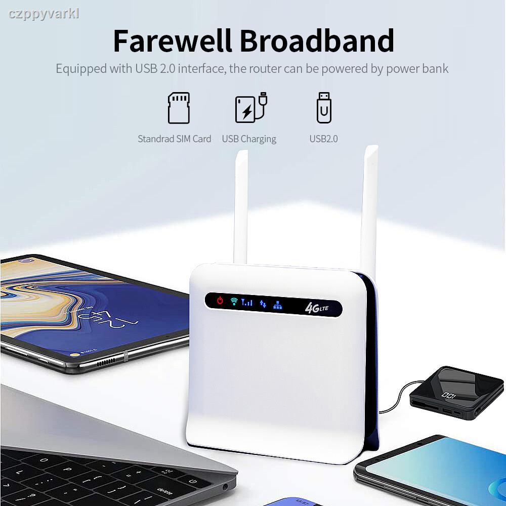 เราเตอร์ไร้สาย ﹊4G LTE Wireless Router 300Mbps High Power Industrial ...
