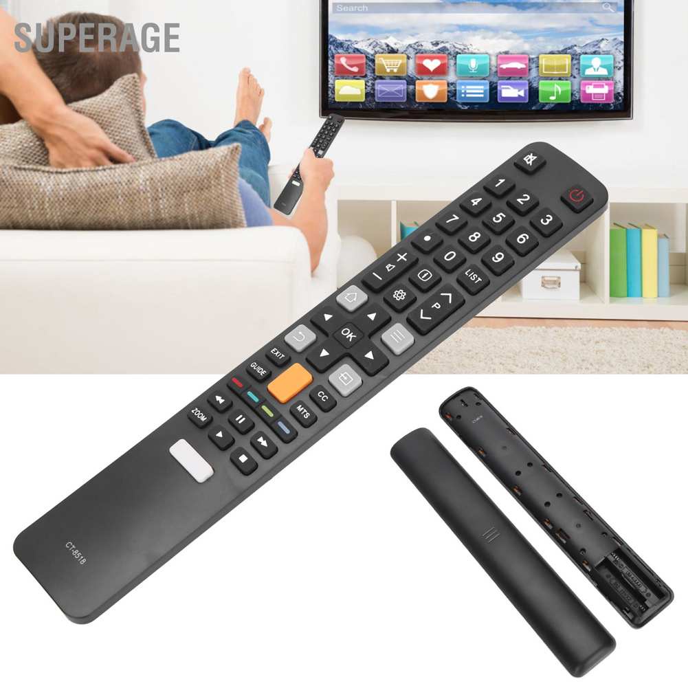 Superage Ct`8518 รีโมทควบคุมไฟ Led แบบเปลี่ยน Tv Fit สําหรับ Toshiba ...