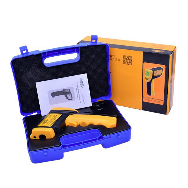 Smart Sensor AR862D+ ดิจิตอล Noncontact IR วัดอุณหภูมิอินฟราเรด (-58 ~ 1832F / -50C ~ 1000C ...
