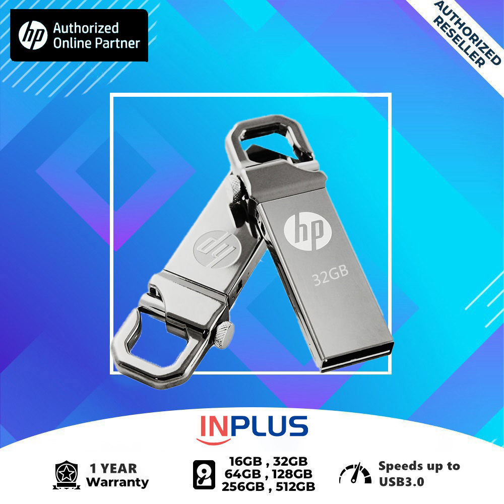 HP V250W Pen Drive 512GB / 256GB / 128GB / 64GB / 32GB / 16GB ปากกาไดร ...