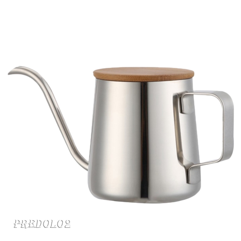 PREDOLO2 Gooseneck Hand Drip Coffee Maker Pot Brewer Stainless Steel ...