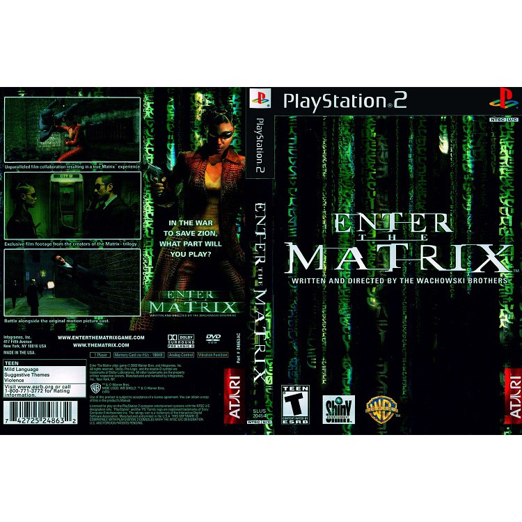 ENTER THE MATRIX [PS2 US : DVD5 1 Disc] | Shopee Thailand