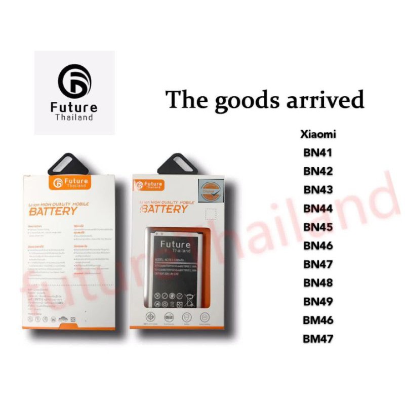 แบตเตอรี่ Future Thailand Xiaomi Redmi battery:BN40、BN41、BN42、BN43、BN44 ...