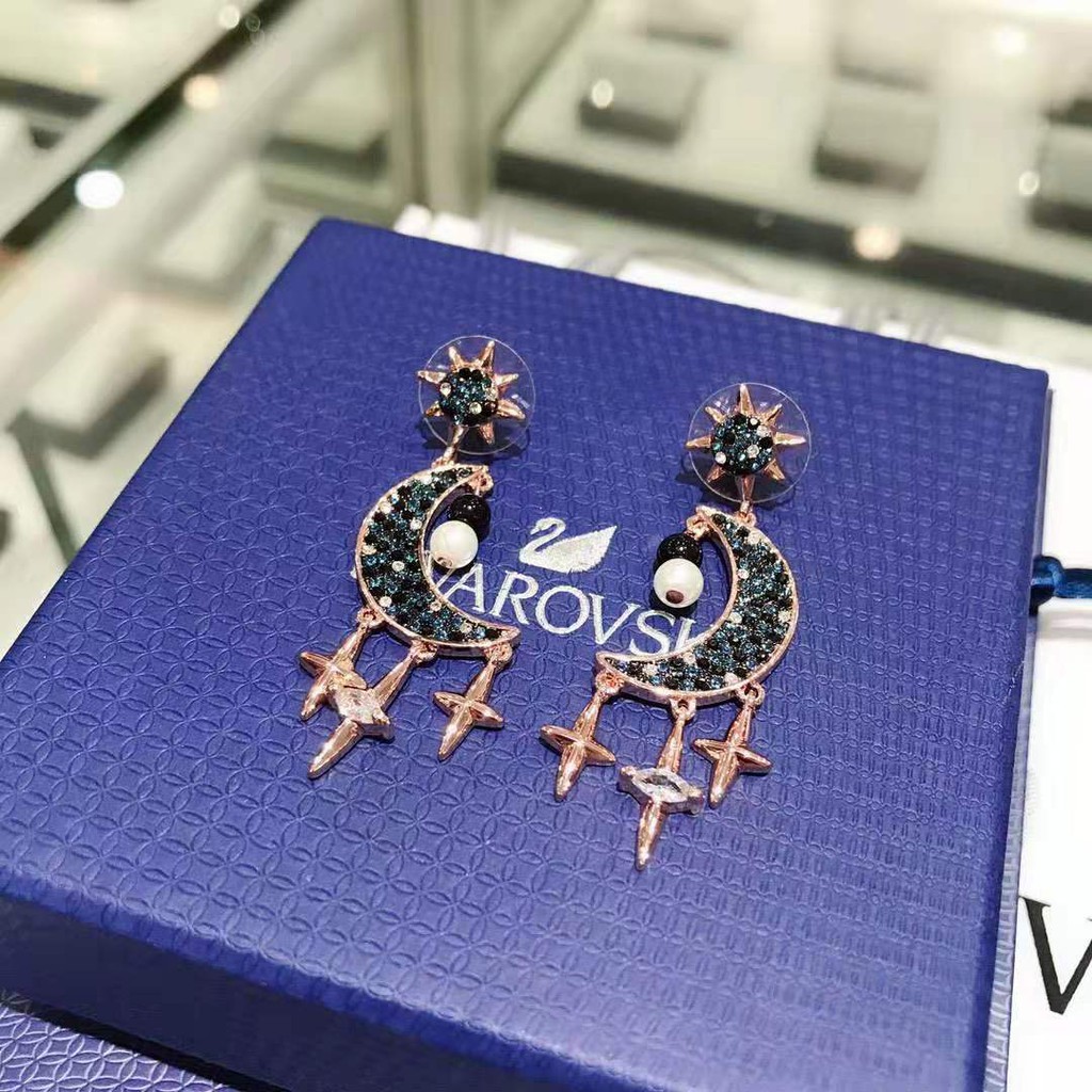 SWAROVSKI(สวารอฟสกี้) SYMBOLIC คริสตัลใส่ต่างหู 5489536 ของขวัญสําหรับ ...