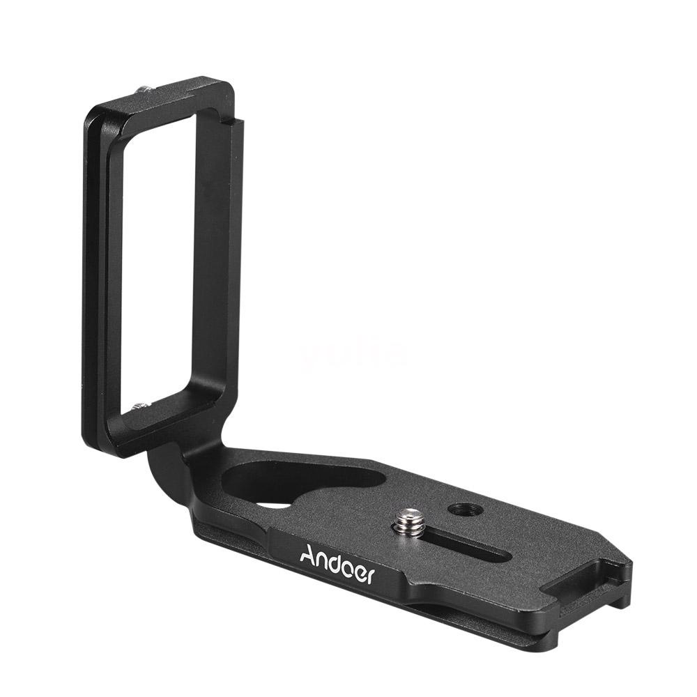 Andoer L Shape QR Quick Release Plate Camera Bracket Aluminum Alloy for ...