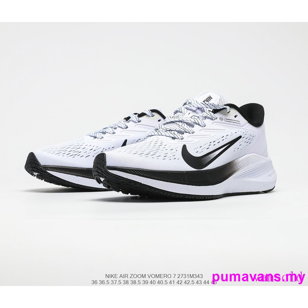 Nike Zoom Winflo 7 White รองเท้าผ้าใบลําลองแฟชั่นเหมาะกับการวิ่งจ็อกก ...