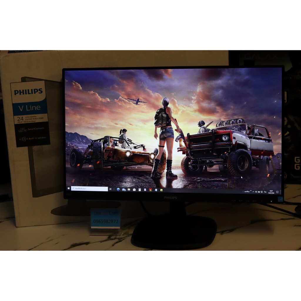 จอคอม 24นิ้ว ips Full HD PHILIPS(ฟิลลิปส์) 243V7QJABF/00 | Shopee Thailand