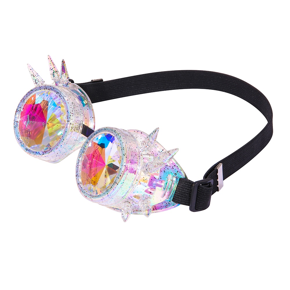 In Stockflorata Kaleidoscope Colorful Glasses Rave Festival Party Edm
