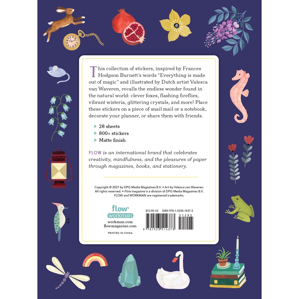 หนังสืออังกฤษใหม่พร้อมส่ง Everything Is Made Out of Magic Sticker Book ...