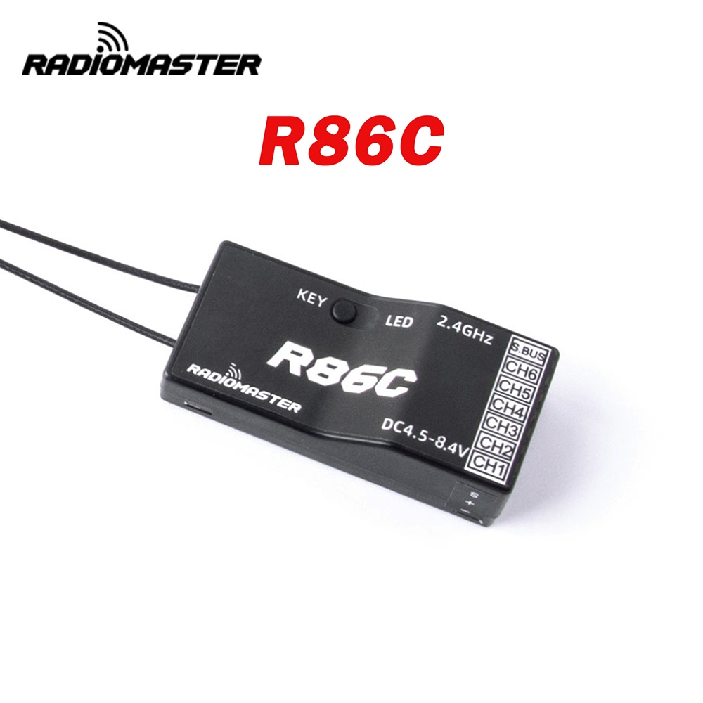 รีซีฟ RadioMaster R86C 2.4GHz 6CH Over 1KM PWM SBUS Nano Receiver ...