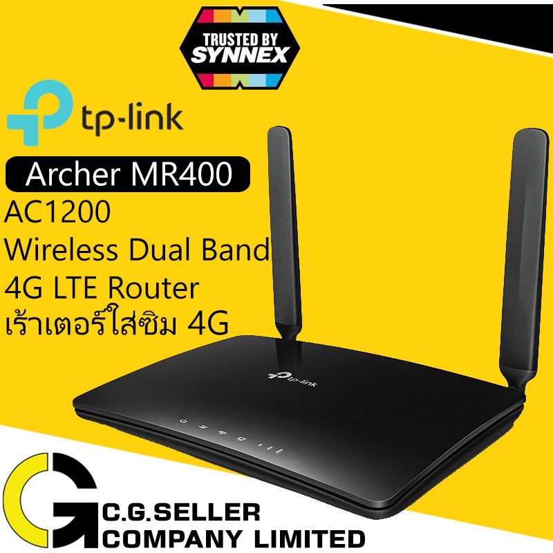 Tp Link Archer Mr400 Ac1200 เร้าเตอร์ใส่ซิม 4g Lte Router มีรับประกัน