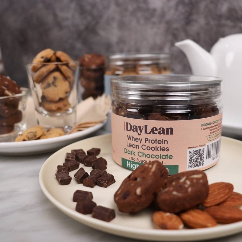 ขนมคลีน Whey Protein Lean Cookies แป้งฟูฟู เวย์โปรตีน ลีนคุ้กกี้ คุ้กก ...