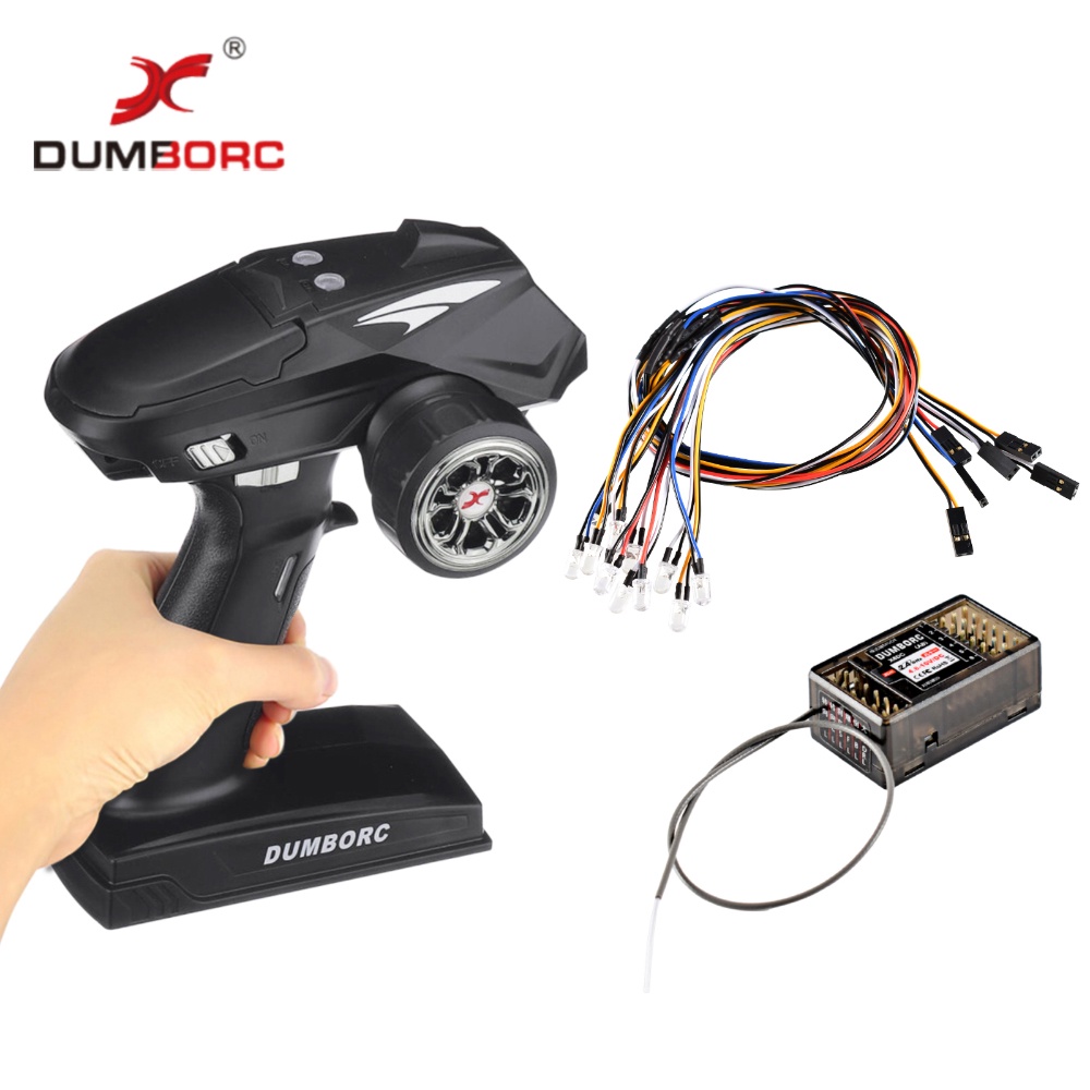 DUMBORC X6P 6CH 2.4G RC Radio Controller Transmitter with X6DC Receiver ...