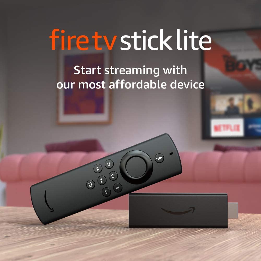 Amazon Fire TV Stick Lite with Alexa Voice Remote Lite (no TV controls ...