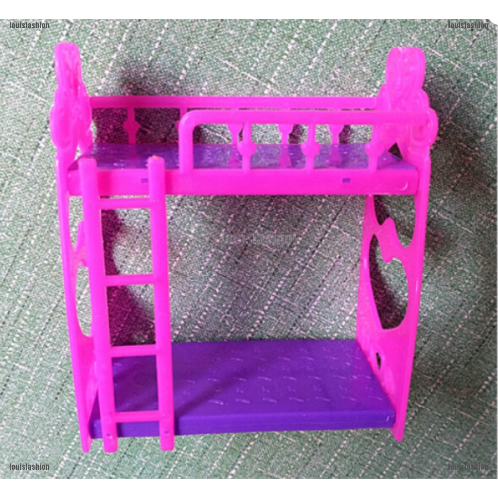 LFTH Fashion 1 Set Barbie Beds With Ladder Bedroom Furniture ...