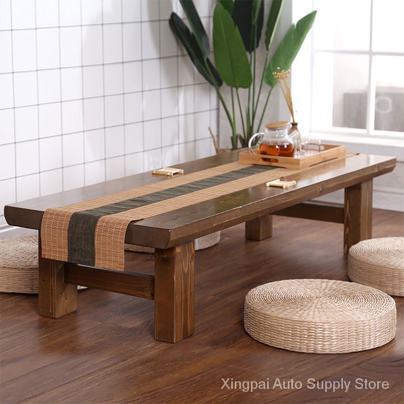 Japanese Style Coffee Table Tatami Table Low Table Zen Solid Wood Low ...