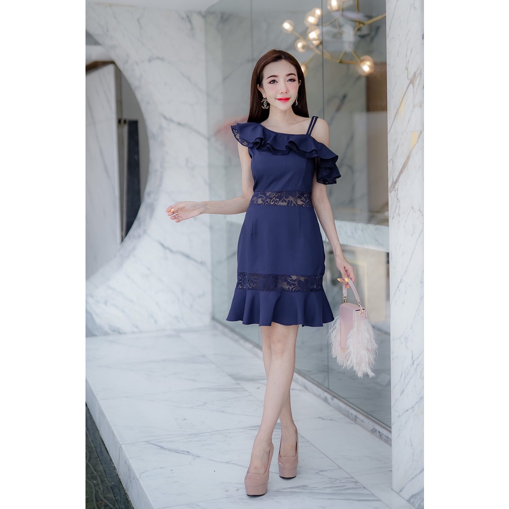 NC050เดรสสาวอวบ ไม่อวบ ออกงาน ทำงาน เที่ยว - nitchin2514 - ThaiPick