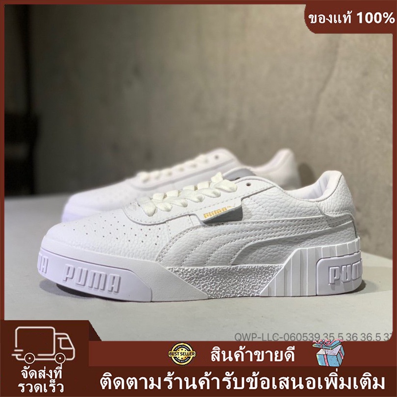 ของแท้ 100 Puma California รองเท้าลำลอง รองเท้ากีฬา (น้ำเงินเข้ม ขาว)N ...
