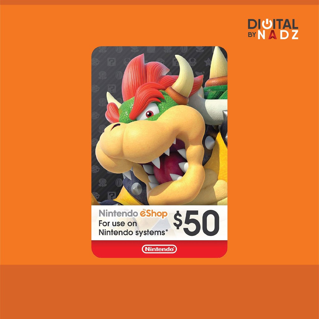 [DIGITAL CODE] : Nintendo eShop $50 (US Store) - digitalbynadz - ThaiPick