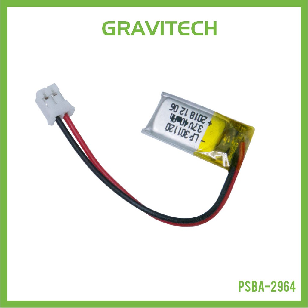 [Gravitechthai]Lithium Ion Polymer Battery LiPo 40mAh 3.7V - 301120 ...