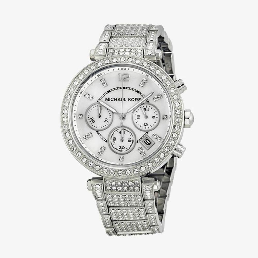 Michael Kors นาฬิกาข้อมือผู้หญิง Everest Silver Dial Silver รุ่น MK5877 ...