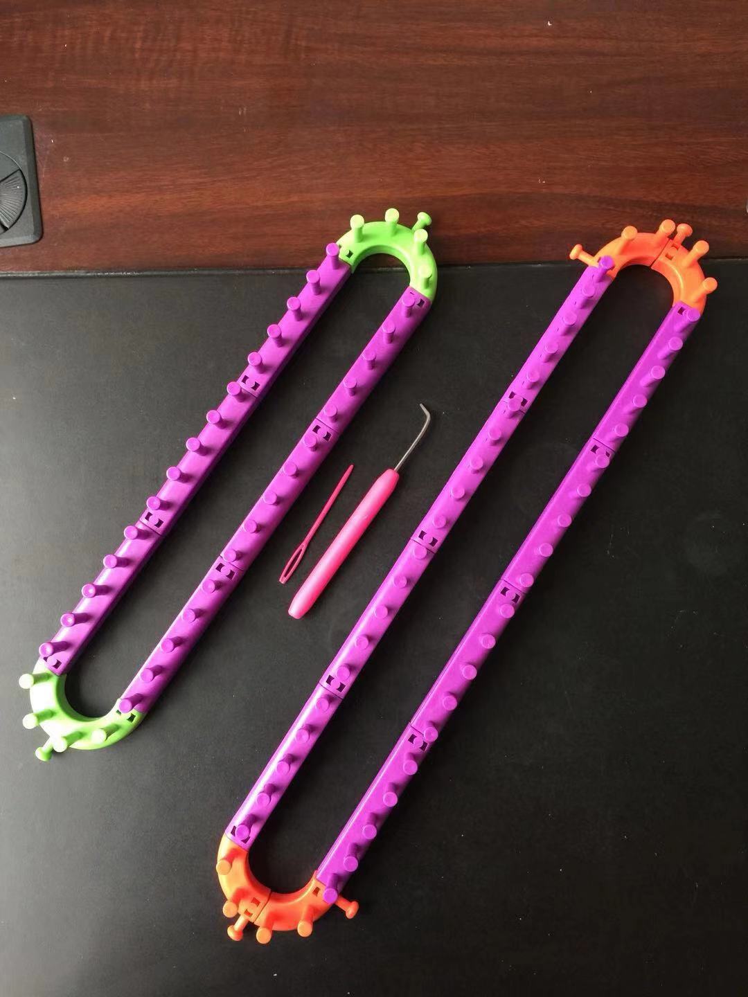 Red Embroidery Multifunctional Combination Knitting Device Scarf Hat ...