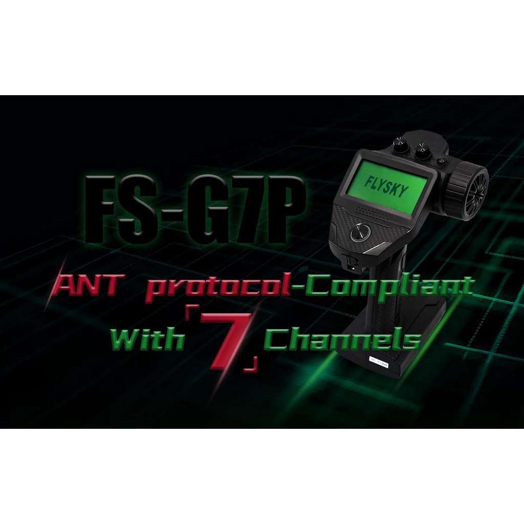 รีโมทสำหรับเล่นรถเรือยี่ห้อFlysky FS-G7P 2.4GHz 7CH ANT Protocol Radio Transmitter with FS-R7P ...