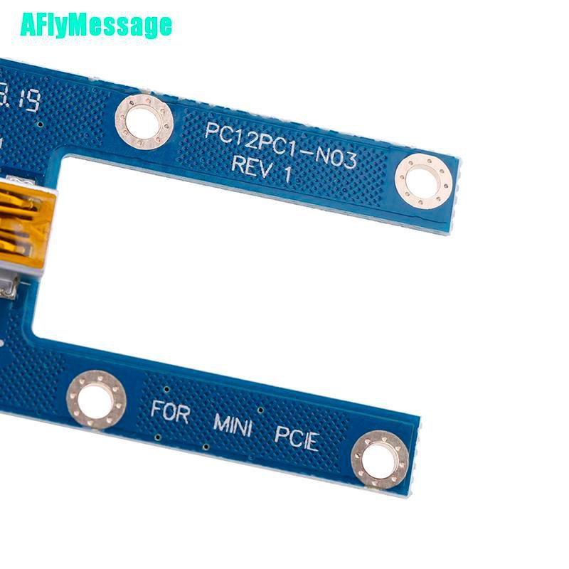 ( Cod ) อะแดปเตอร์แปลง Afm Mini Pcie To Usb 3 . 0 To Mini Pci E Pcie ...