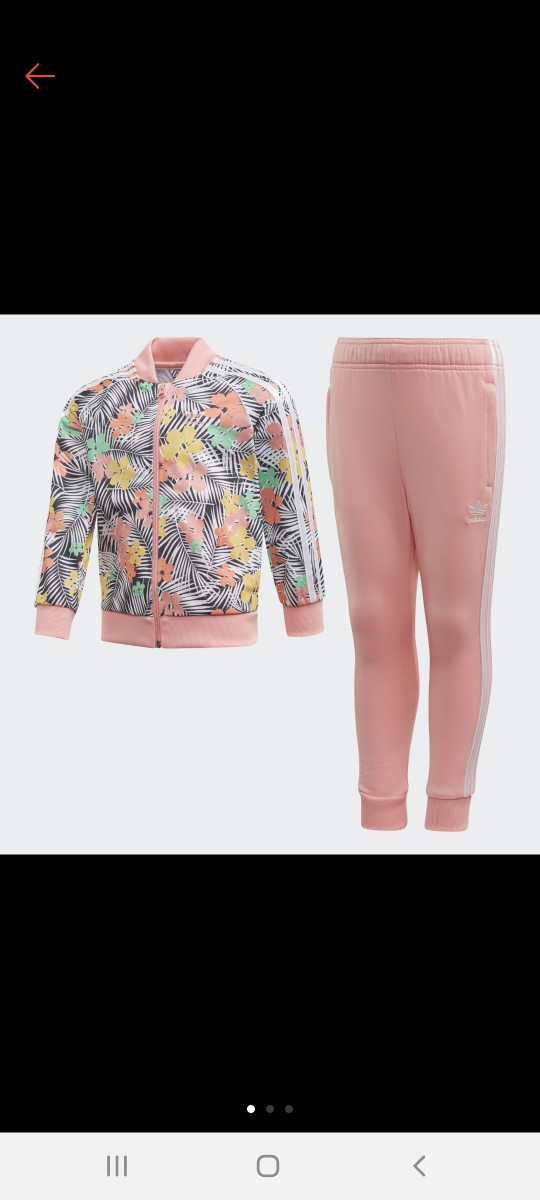 adidas ORIGINALS SST Set เด็ก ไม่ระบุ เพศ สีชมพู FM4941 | Shopee Thailand