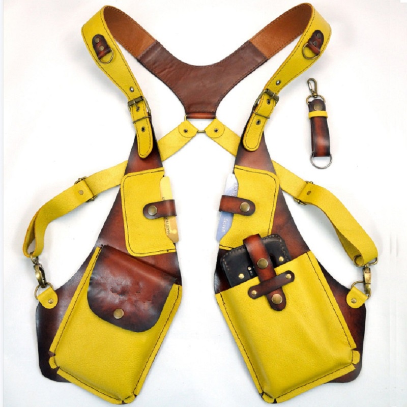 Medieval Vintage Double Pocket Vest Bag Shoulder Chest Harness Belt ...