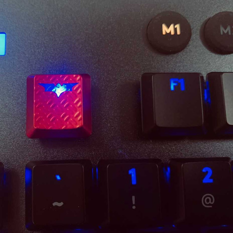 Pc แป้นพิมพ์ Abs Backlit Batman 1 ชิ้นสําหรับ Rgb คีย์บอร์ดเกม ...