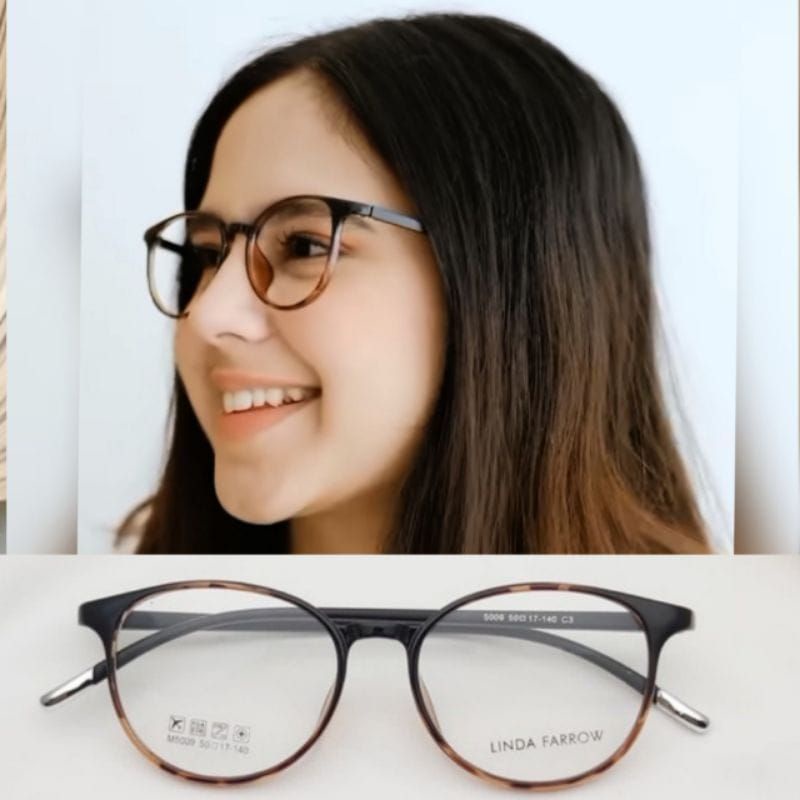 แว่นตาผู้หญิง เลนส์โฟโตโครมิกเบลอ เลนส์ BLUERAY 5004 แว่นตาผู้หญิงดัด ...