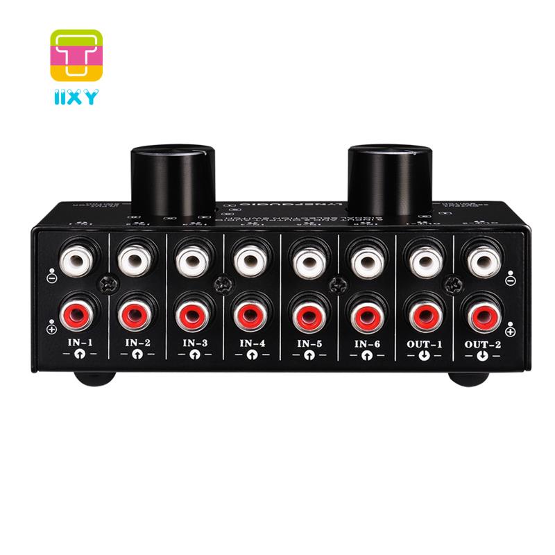 Switcher 6 in 2 Out or 2 in 6 Out Headphone Speaker Switcher - hzsyykjj ...