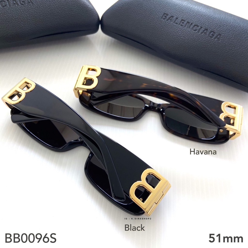 ส่งฟรี New Balenciaga Sunglasses BB0096S - k.sirashop - ThaiPick