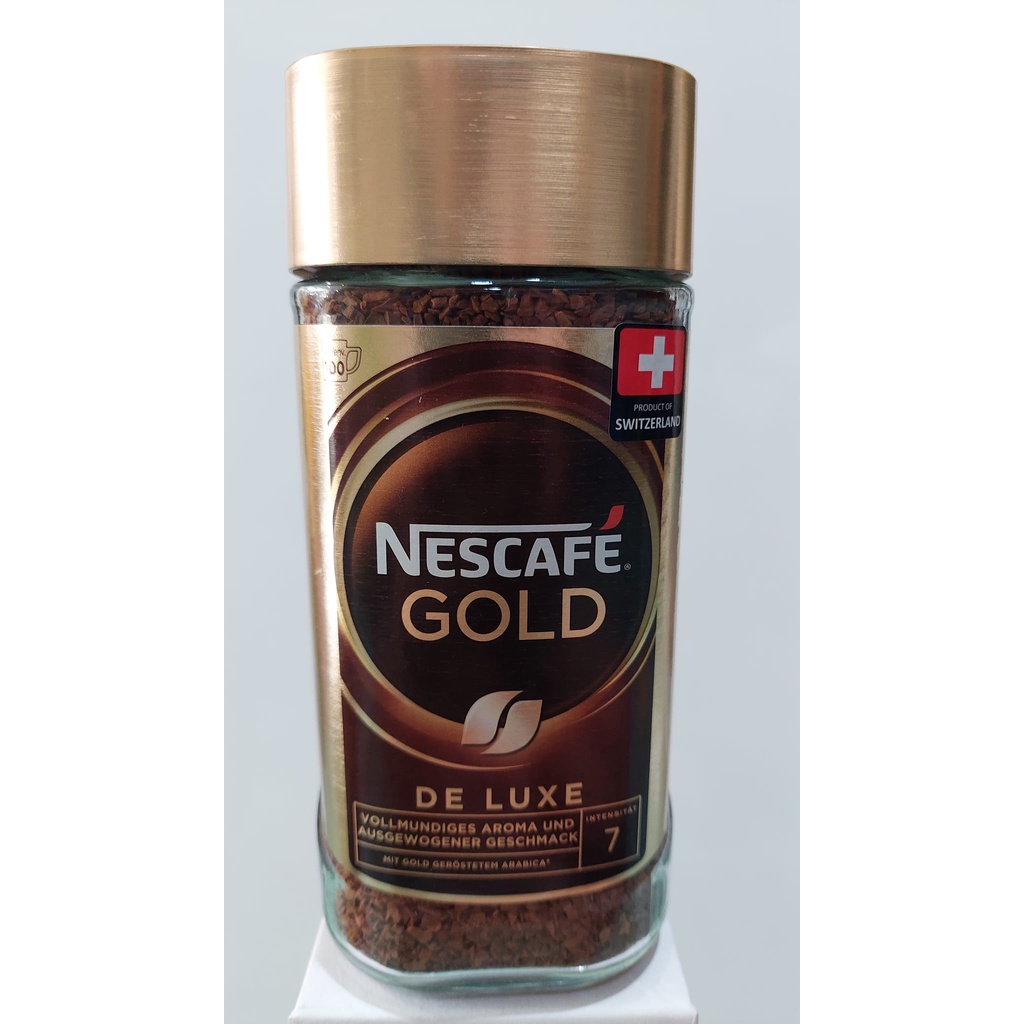 Nescafe Gold Deluxe EXP.03/2023"เนสกาแฟโกลด์ เดอลุกซ์ จากสวิสเซอร์แลนด์ ...