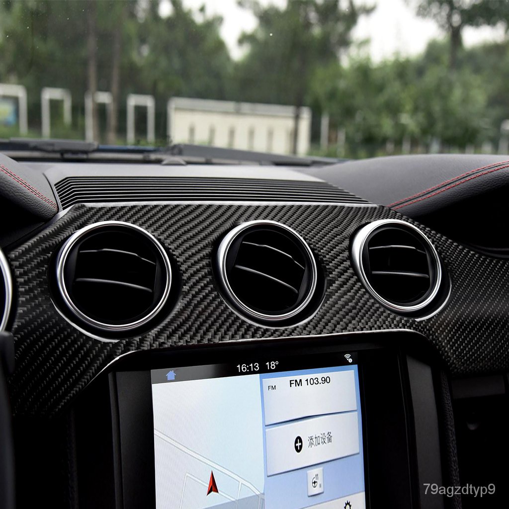 Car Dashboard Instrument Panel Decoration Cover Trim for Ford Mustang ...