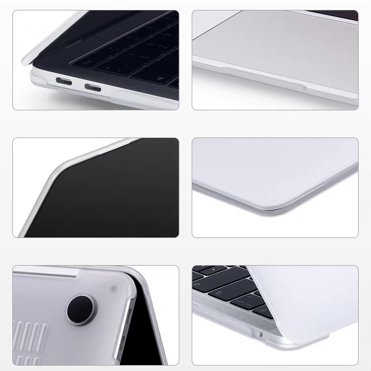 พร้อมส่งเคสใสสำหรับMB AirPro 13141516 Clearคริสตัล ไม่ตัดโลโก้ พอดี ...