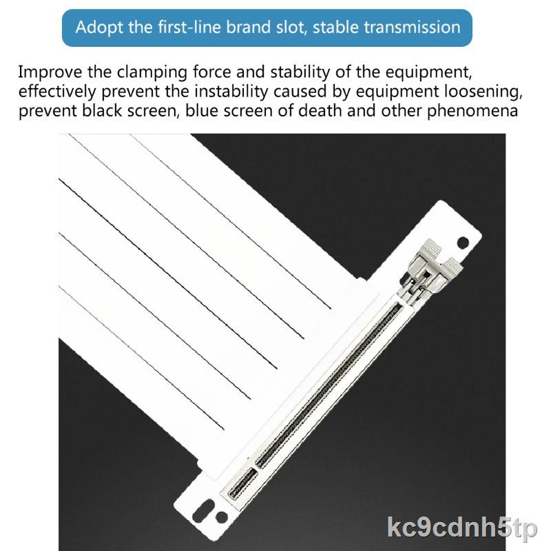 ☸⊕Full Speed 3.0 PCIE X16 Riser Cable Graphics Card Extension for GPU ...