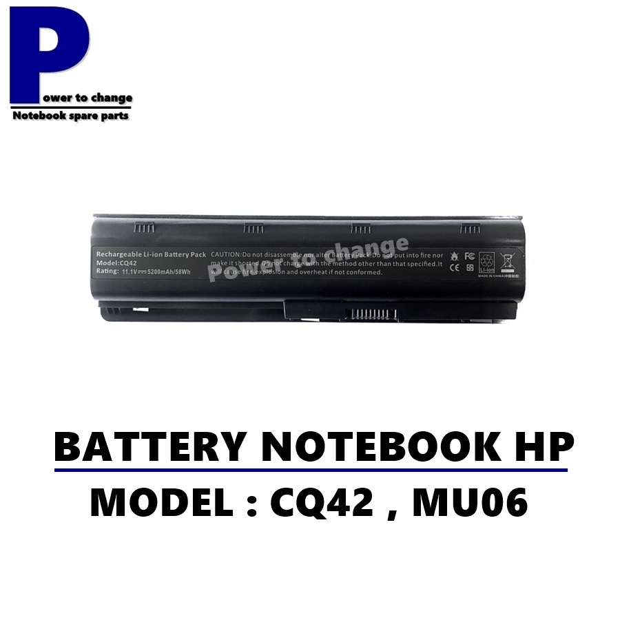 BATTERY NOTEBOOK HP CQ42 G42 MU06 G62 G4 CQ62 / แบตเตอรี่โน๊ตบุ๊ค HP ...