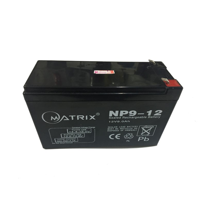 แบตเตอรี่ MATRIX UPS ขนาด 12V 9A ใช้กับเครื่องสำรองไฟ - fa1389.shop ...