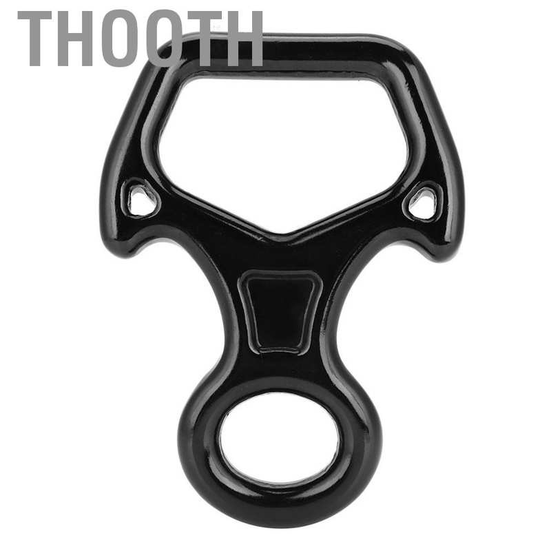 Thooth 25KN Figure 8 Word Rope Descender Rappel Ring Rock Climbing ...