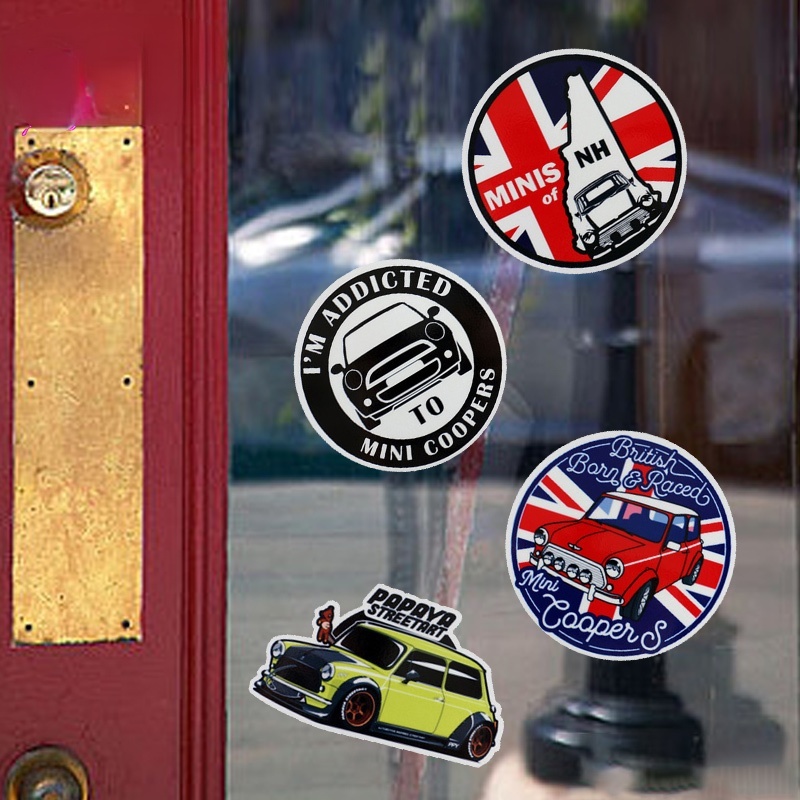 รถจักรยานยนต์สติกเกอร์Mini Cooper Personalized Custom Badge Car Sticker ...