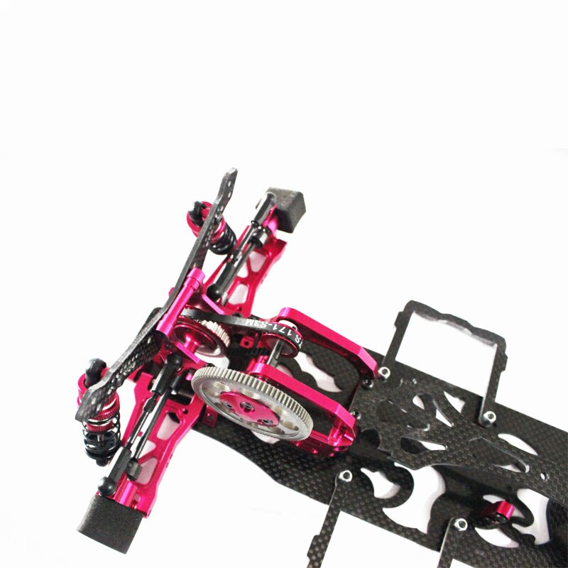 110 SAKURA D4 RWD E Drift Racing Car Frame Body Kit Alloy Carbon Two ...