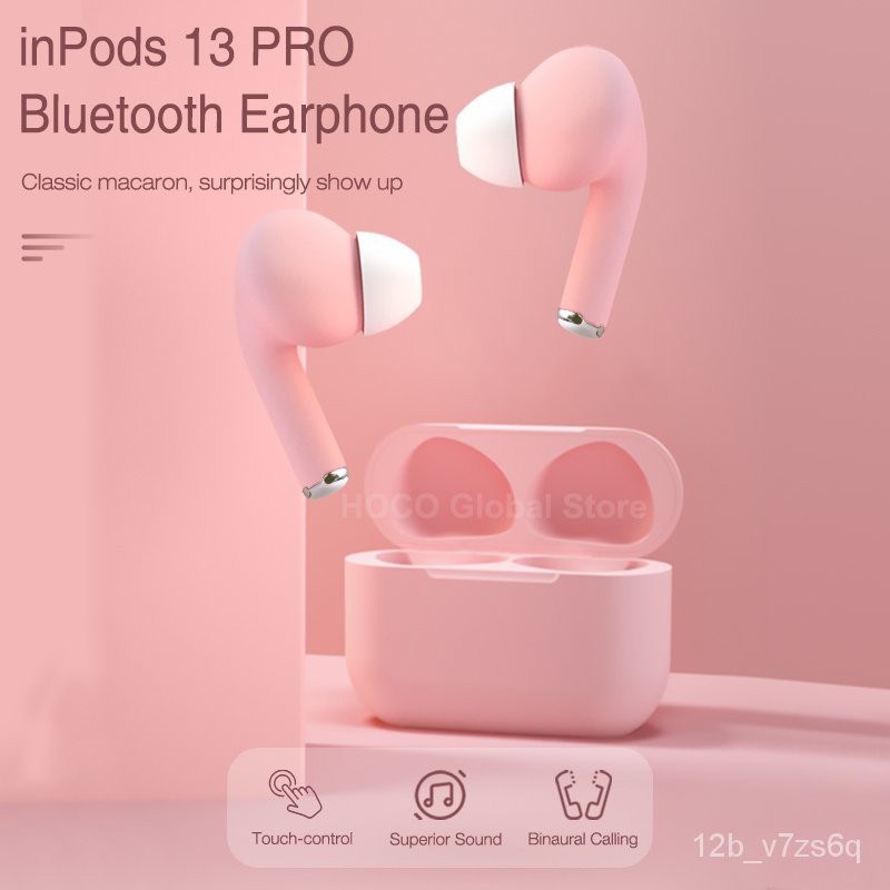 Macaron InPods 13 หูฟังบลูทูธไร้สายใหม่ล่าสุด 3thกีฬาเล่นเกมหูฟังไร้สาย ...