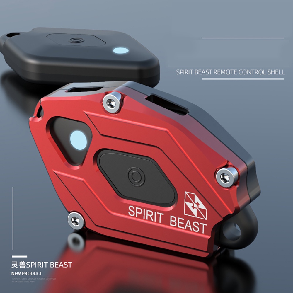 ปรับโฉม&SPIRIT BEAST Aluminum Alloy Motorcycle Key Case Shell Cover for ...