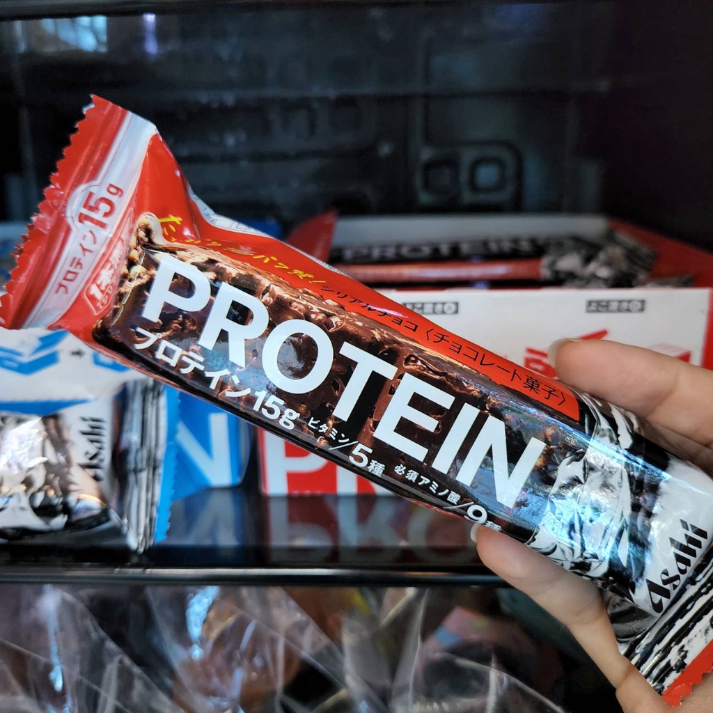 Asahi Ippon Manzoku Bar Protein 1แท่ง โปรตีน15กรัม ขนมคลีน ขนมญี่ปุ่น ...